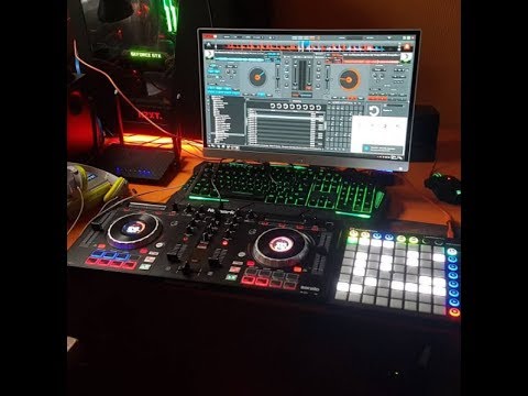 launchpad y numark mixtrack platinum en virtual dj 8 - YouTube