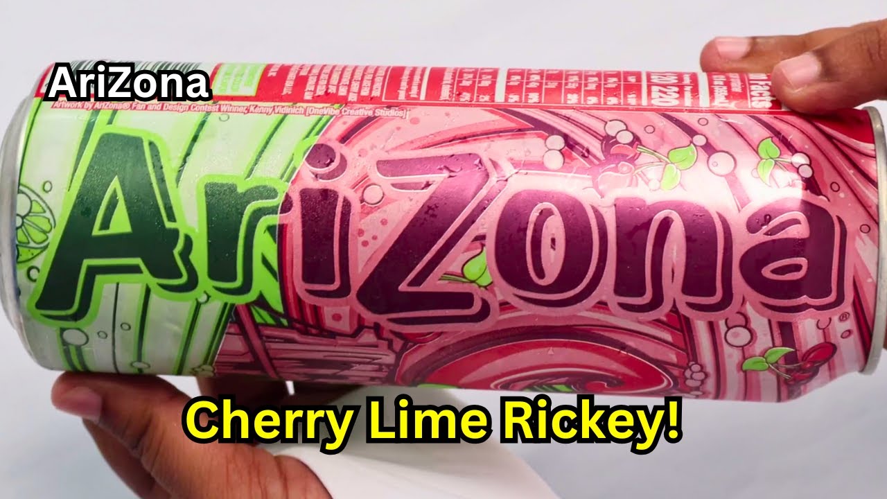 AriZona Cherry Lime Rickey Taste Test - YouTube