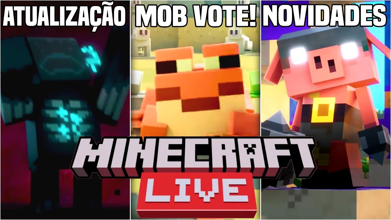 REVELADO! Minecraft Live Vai ter Mob Vote Diferente e Muitas Novidades ...