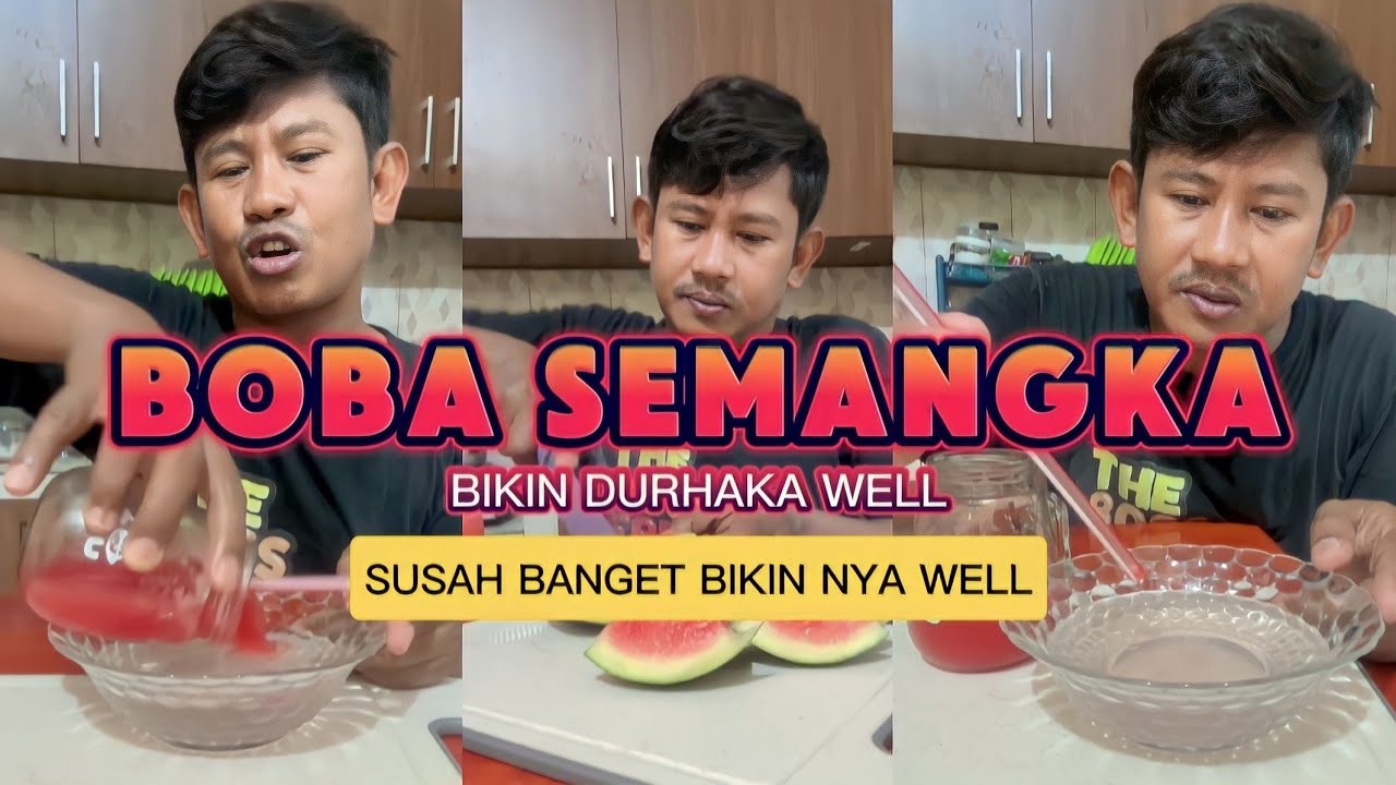 BOBA SEMANGKA BIKIN MURSID MARAH MARAH WELL SAMPAI FRUSTASI by MURSID ...
