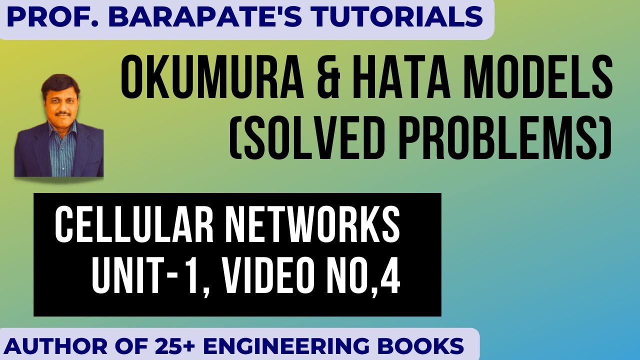 OKUMURA AND HATA MODELS (SOLVED PROBLEMS) - YouTube