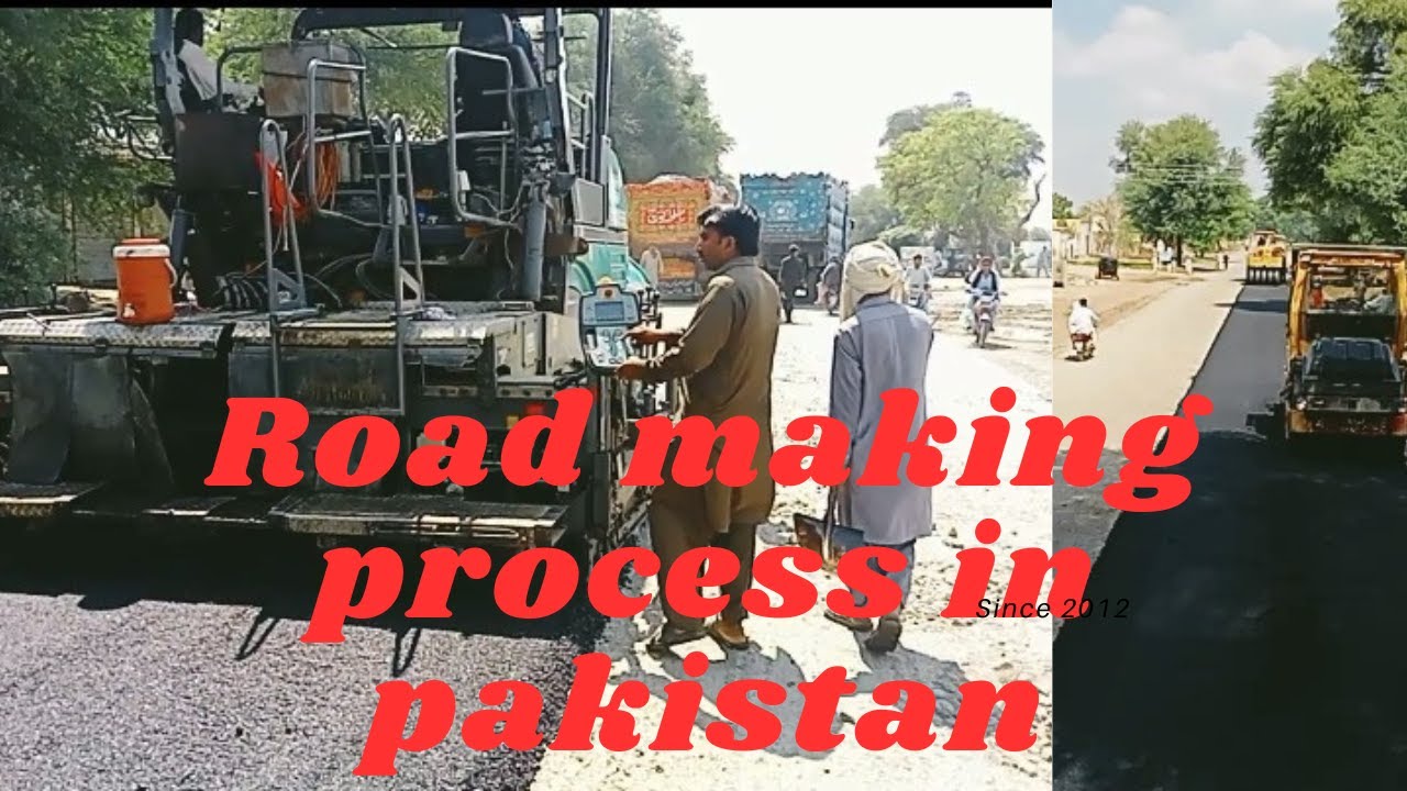 Road Making Process in pakistan | Small Road making in pakistan| Road ...