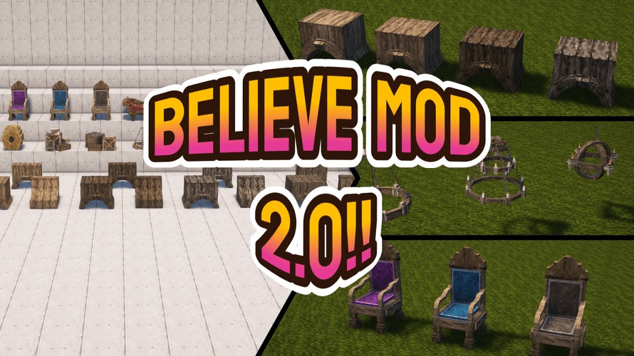 Believe Mod 2.0!! Minecraft Mod 1.19/1.20! - YouTube