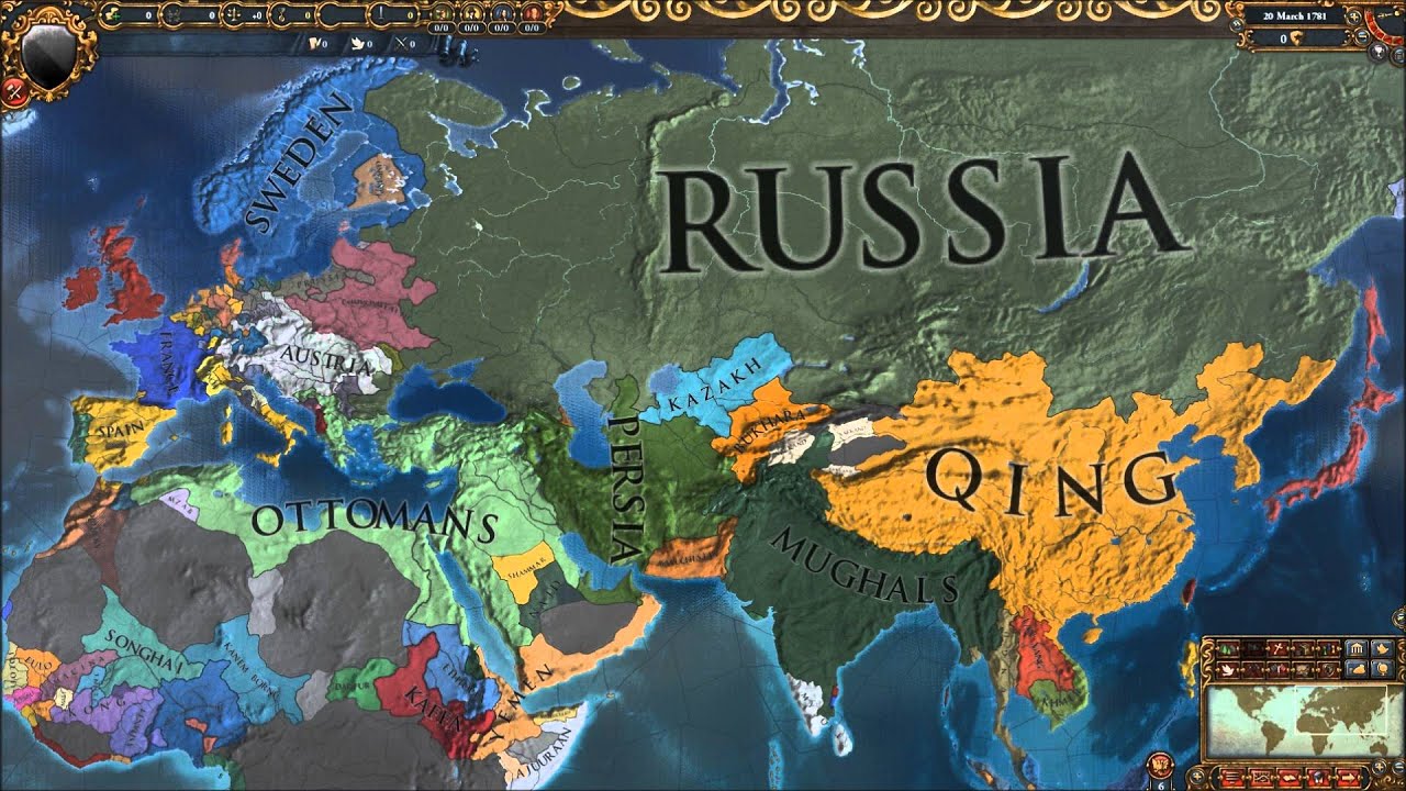 EU4 The War of the Spanish Succession - 1821: A Timelapse - YouTube