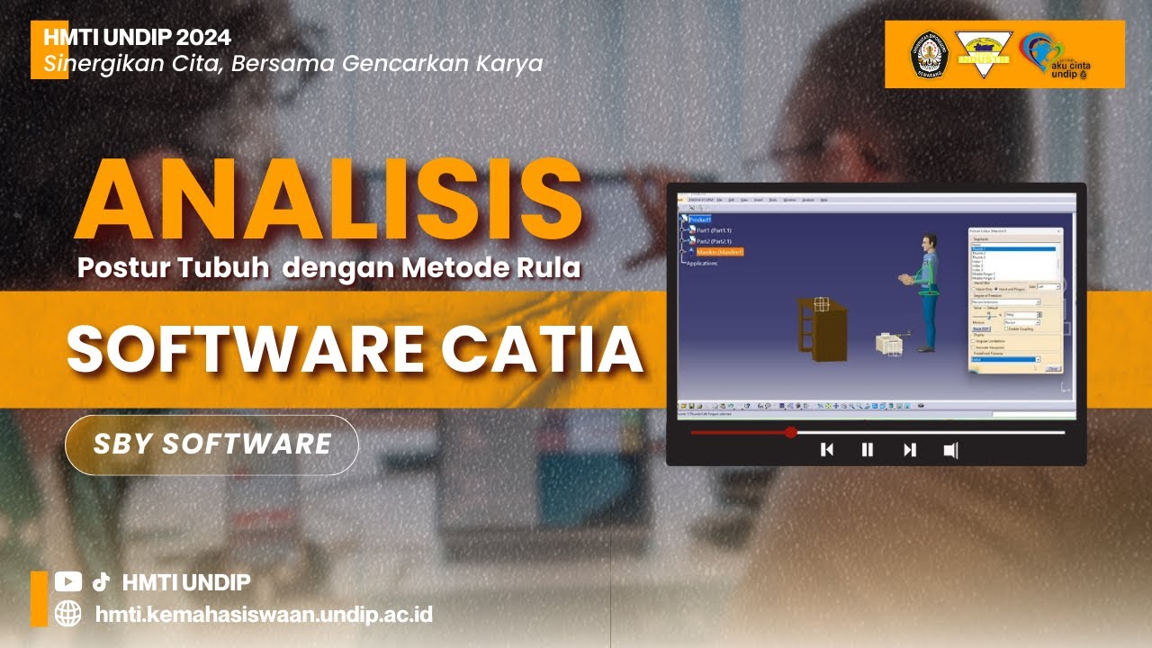 SBY SOFTWARE: ANALISIS RULA DI CATIA V5 - YouTube