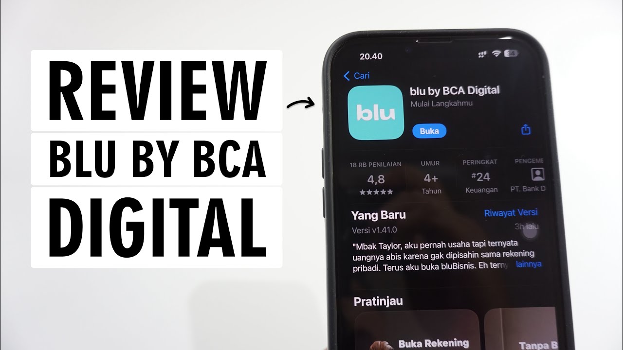 Cara Menggunakan Aplikasi blu by BCA Digital - YouTube