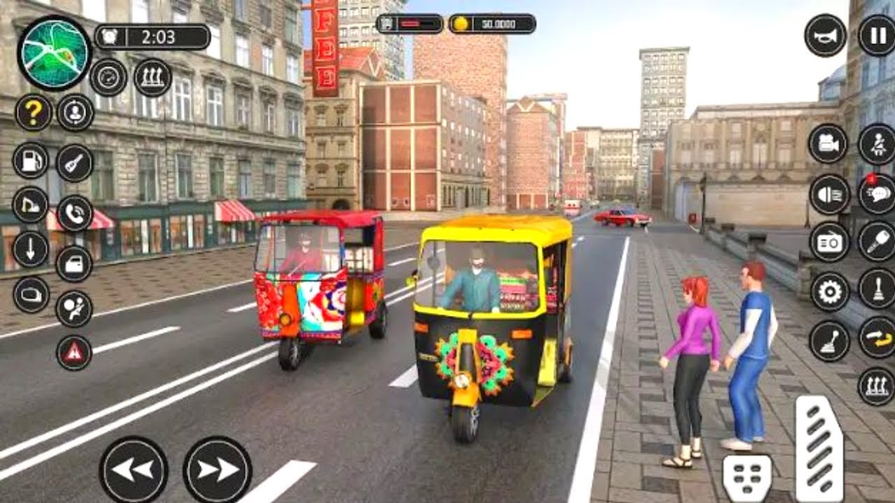 City Auto Rickshaw Game Simulator 3D | Best Auto Rickshaw Game | World ...