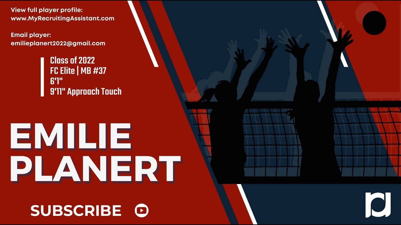 Emilie Planert, 2022 6'1" MB -- FC Elite - YouTube