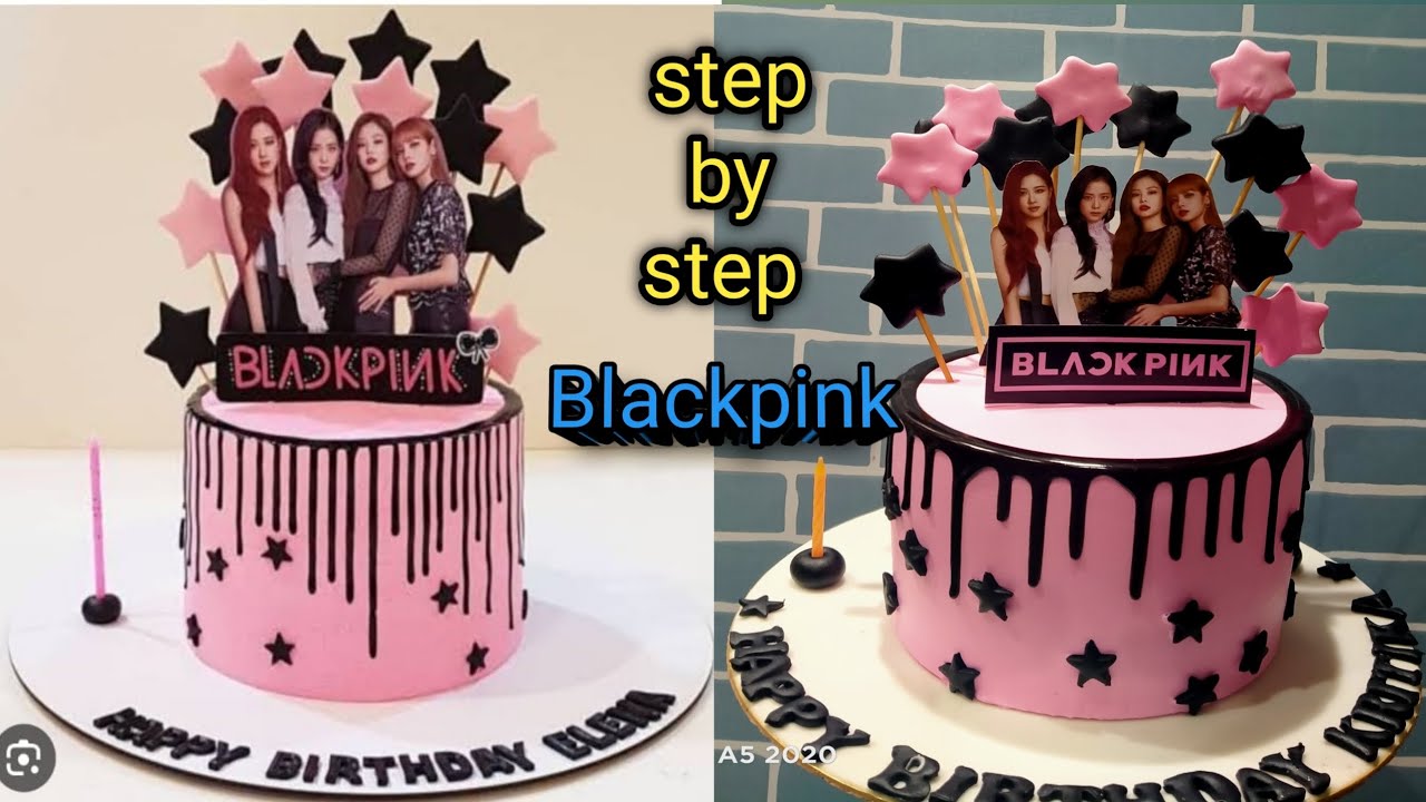 Blackpink Cake Video | Happy Birthday Blackpink Cake Design | Pardeep ...