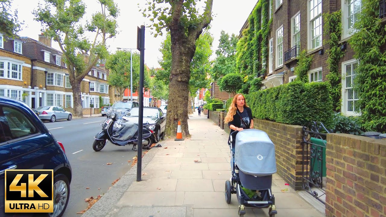 LONDON WALK | Walking The Side & Backstreets of Chelsea [4K] - YouTube