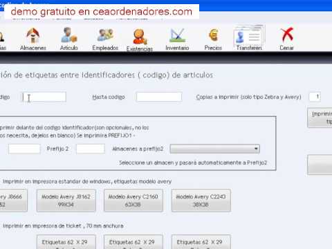 software control de inventarios de almacen , descarga gratis - YouTube