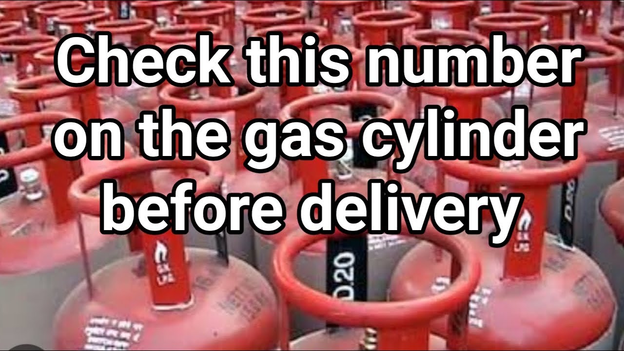 what is the number on the gas cylinder used for| check this number on ...