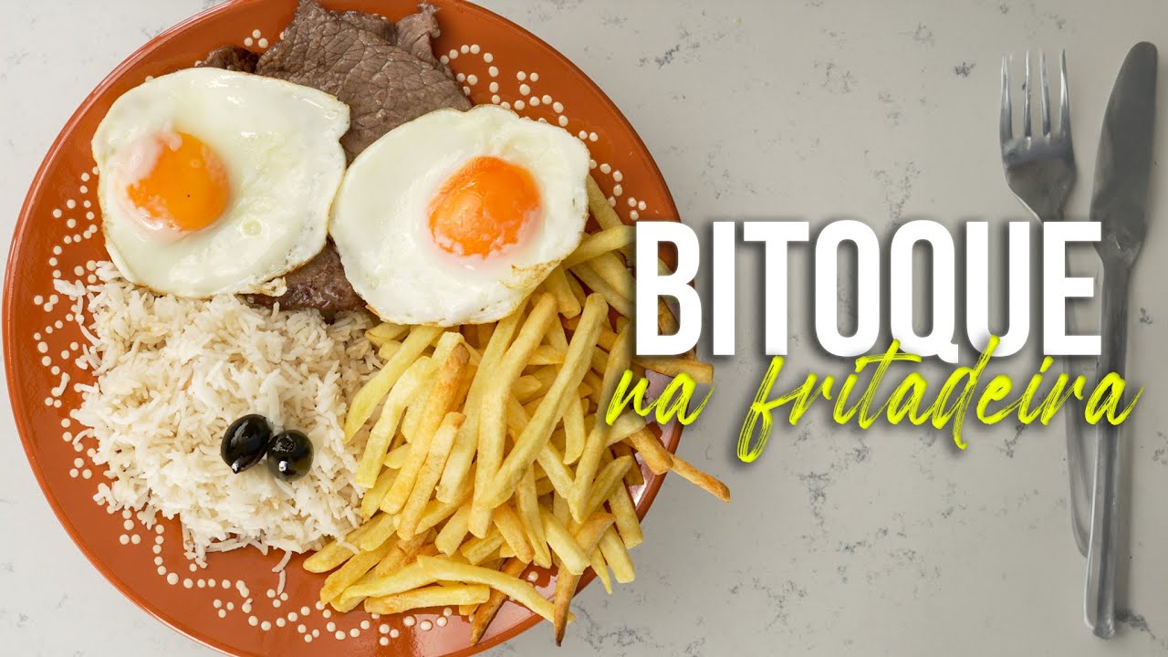 Como Fazer Bitoque na Airfryer? - YouTube