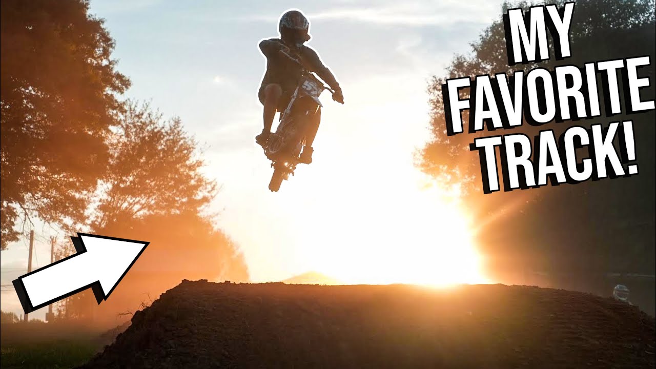 He BUILT a MINI ARENACROSS Pit-Bike TRACK! - YouTube