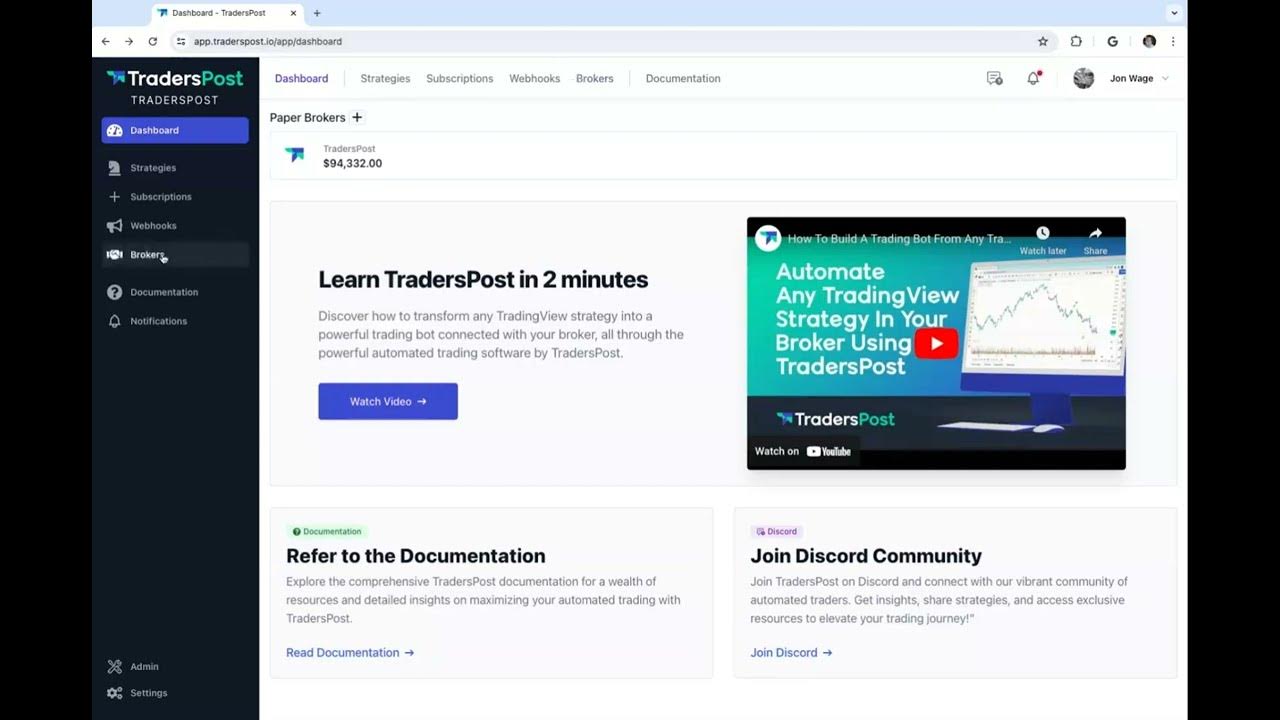 Connecting your Tradier account to TradersPost in less than a minute! - YouTube