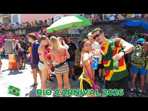 🇧🇷 Rio’s Biggest Street Party | Carnival Day Walk