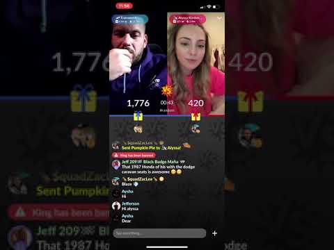 Alyssa Kimber vs TrainWreck in this epic battle.  Meetme app.
