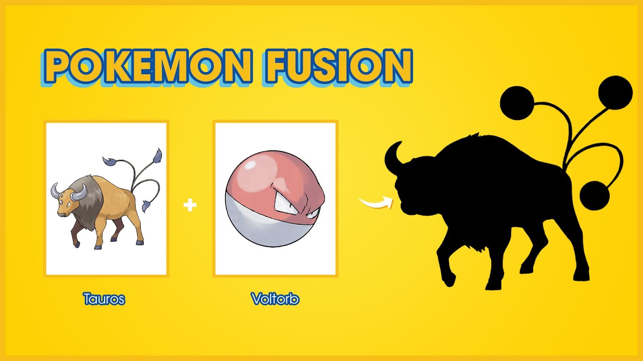 Pokemon Fusion | Tauros + Voltorb | pokemon infinite fusion - YouTube