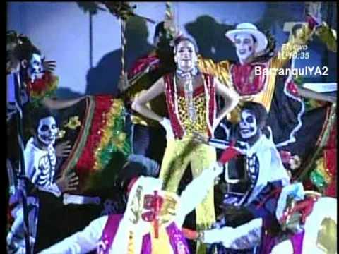Coronación MARCELA DAVILA reina del carnaval de Barranquilla 2011 ...