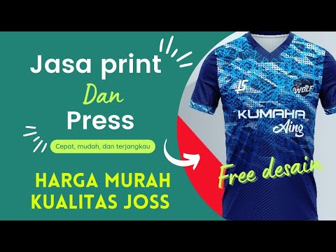 Jasa print dan press printing || jasa sublime || jasa printing - YouTube