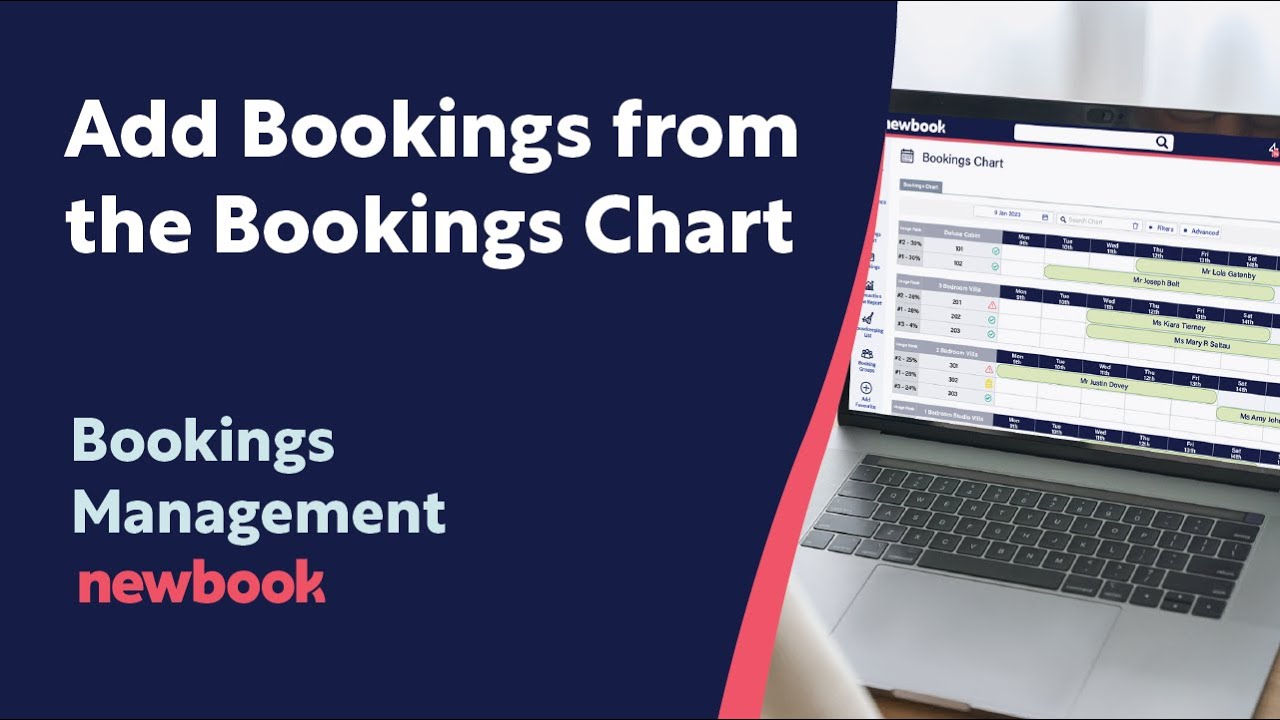 How to add Bookings from the Bookings Chart - YouTube
