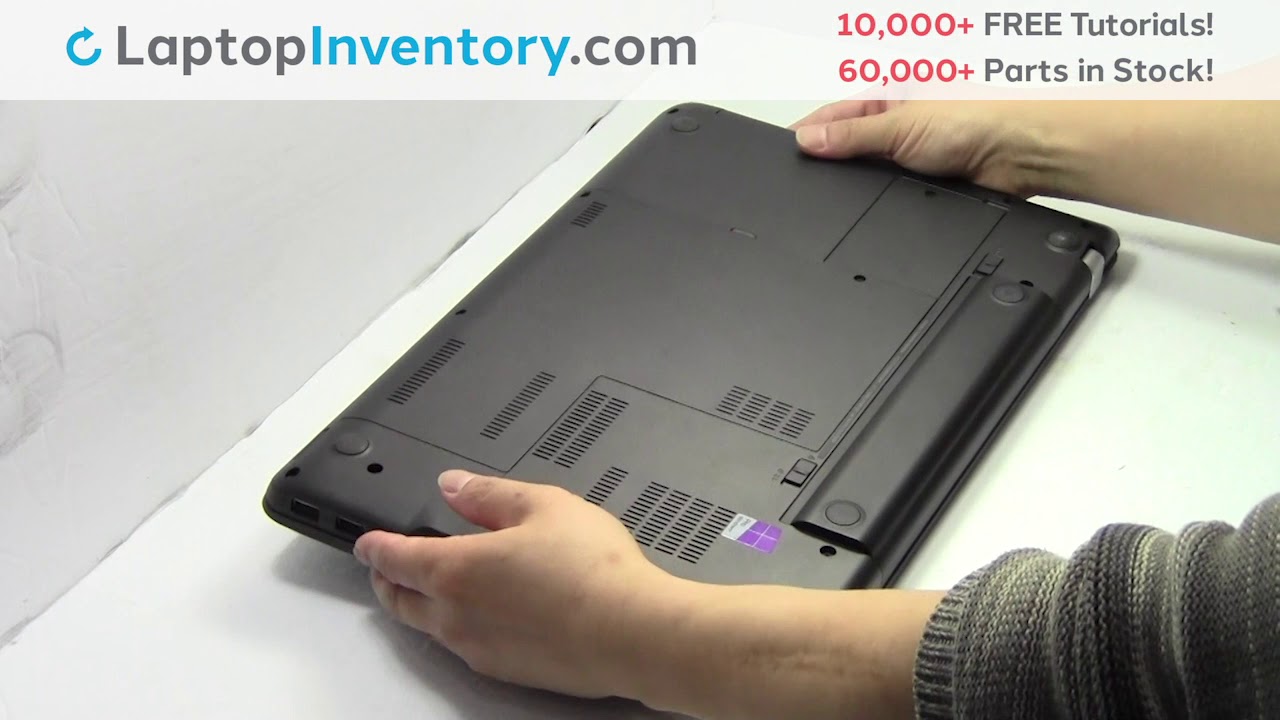 How to replace Laptop Battery Lenovo ThinkPad Edge E560. Fix, Install ...