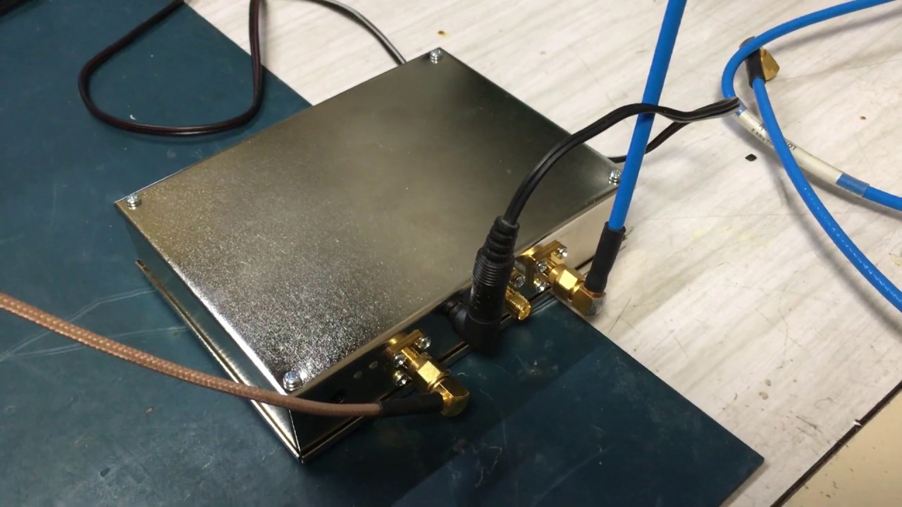 SG-lab's 3.4GHz transverter quick receive test - YouTube