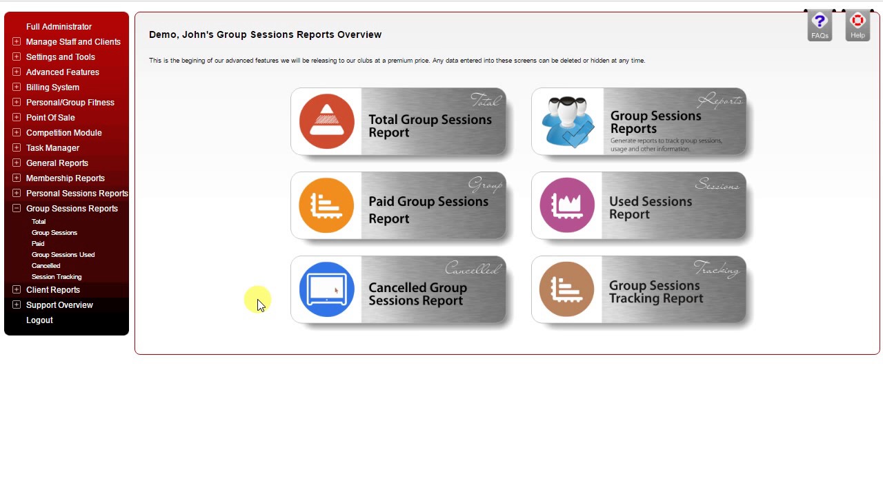 CM HELP GroupSessionsReports - YouTube