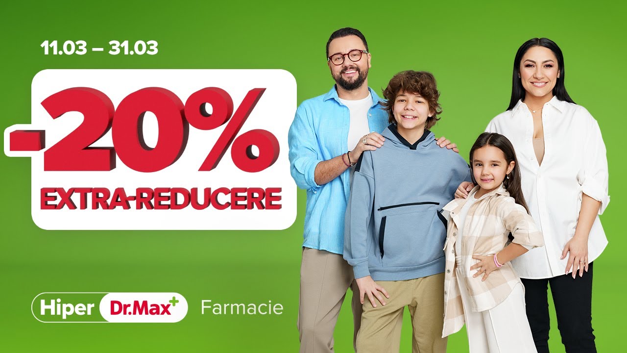Ai 20% extra-reducere în orice HIPER Dr. Max - YouTube