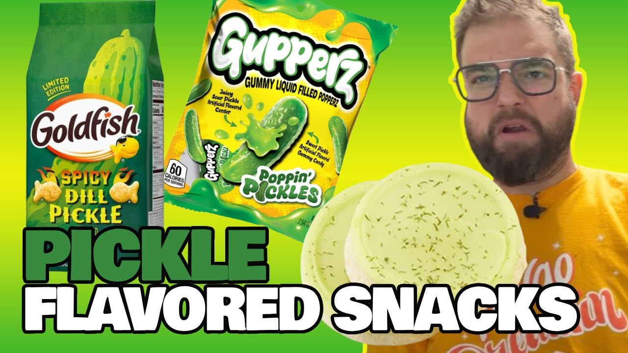 The Pickle Trifecta: Taste Testing the Craziest Pickle-Flavored Snacks ...