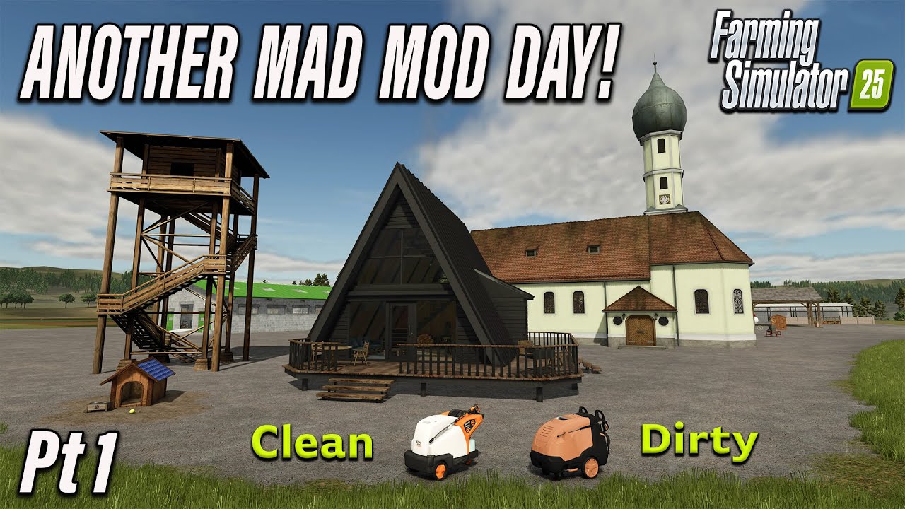 WELL OVER 50 MODS!! NEW MODS! (PART 1) ON FARMING SIMULATOR 25 | PS5 ...