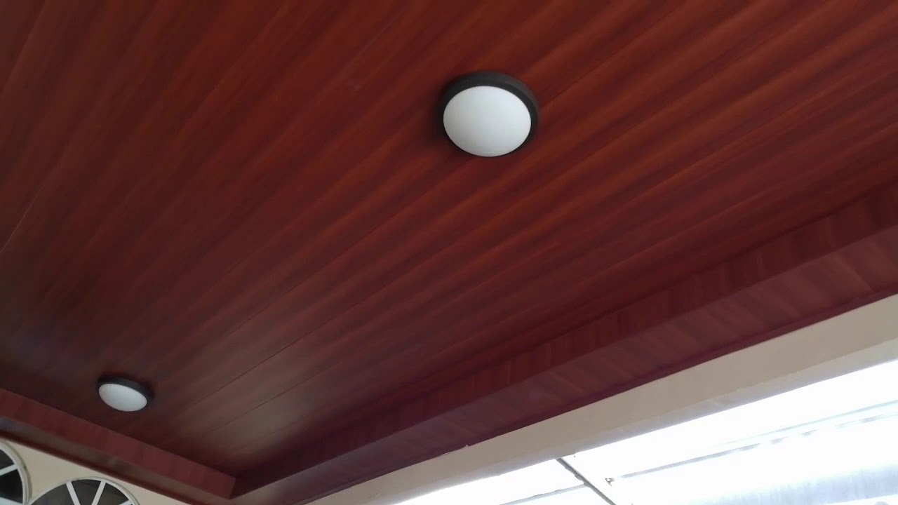 PVC cielo razo instalacion - YouTube