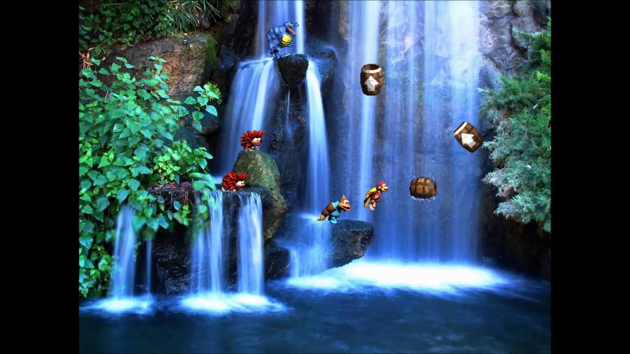 Donkey Kong Country 3 - Waterfall (Intense Orchestral Version) - YouTube