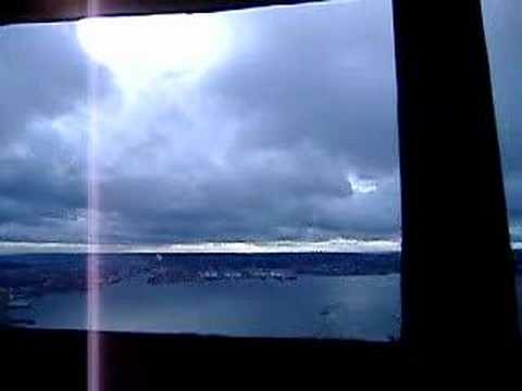 View from the Seattle Space Needle Rotating Restaurant - YouTube