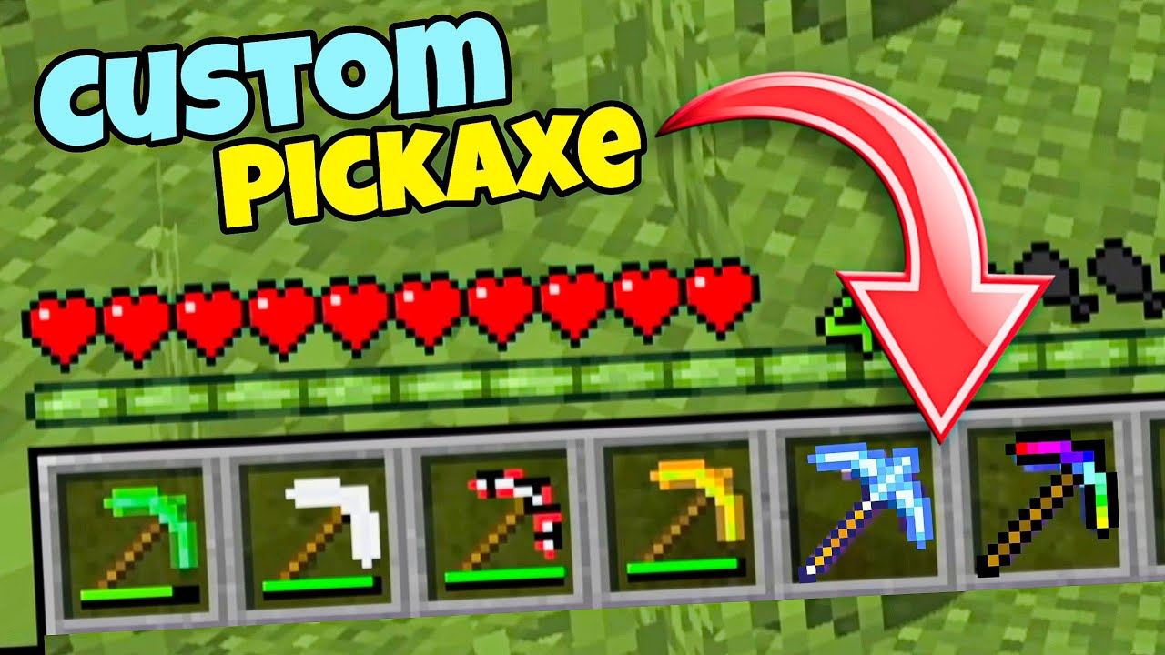 Minecraft, But There are Custom Pickaxes | Mcaddon | Minecraft In Hindi - YouTube