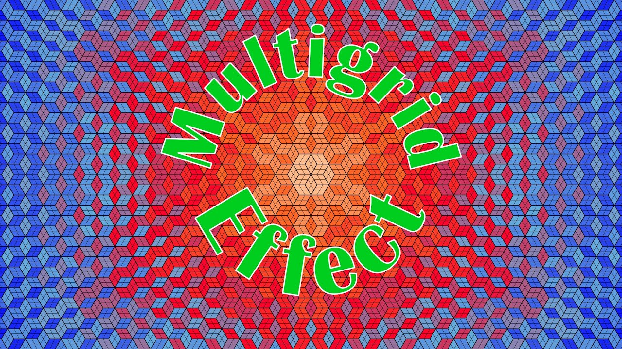 How to make an amazing multigrid effect in Krita 4.4.5 #Krita - YouTube