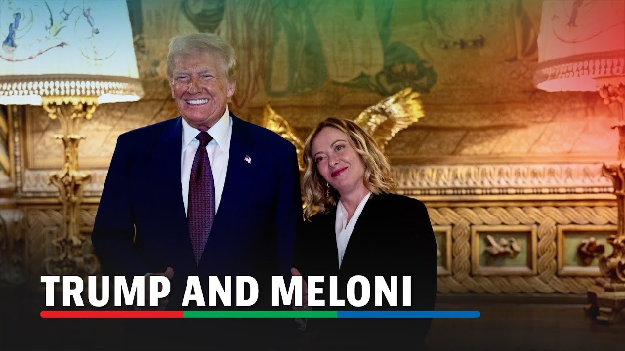 Italian Prime Minister Meloni meets with Trump at his Florida resort ...