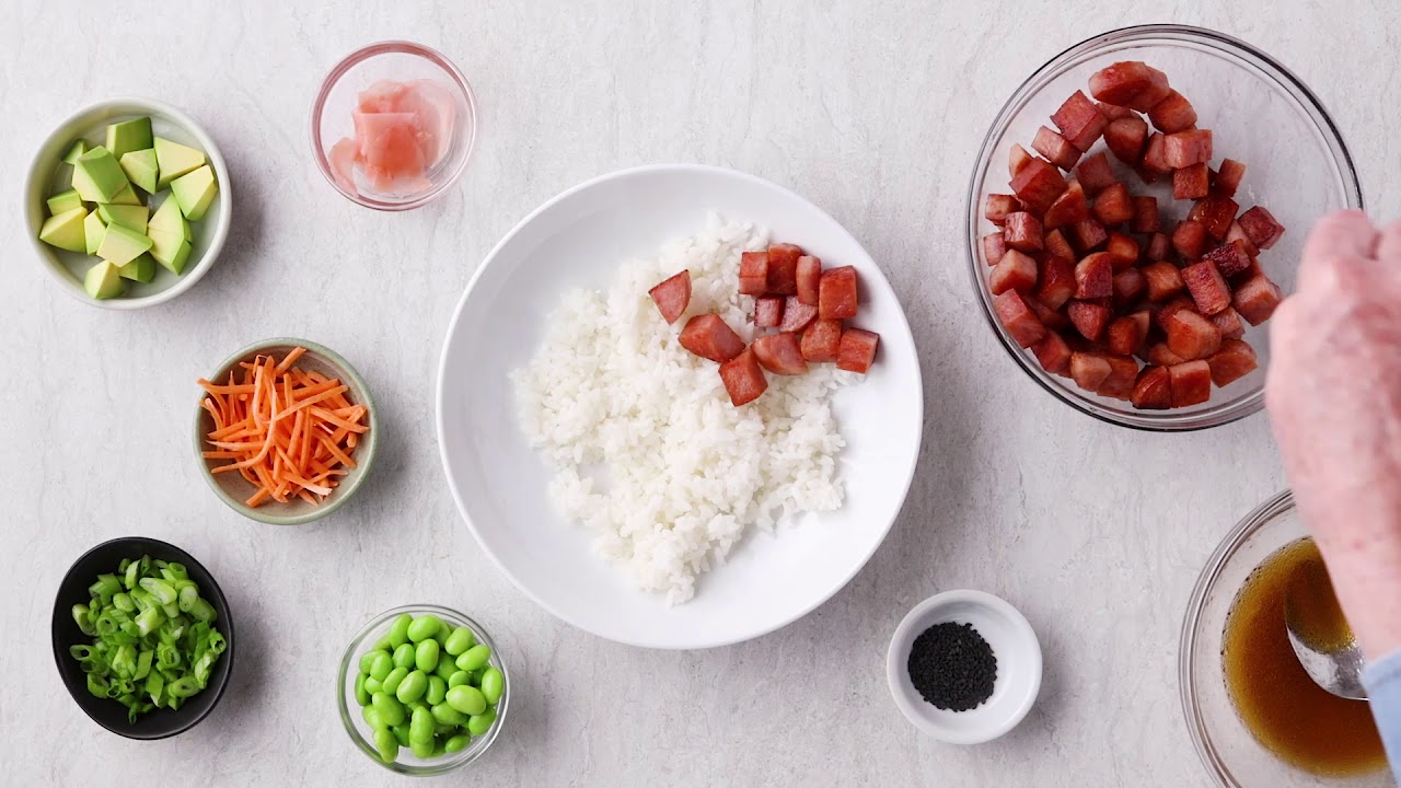 SPAM® Poke Bowl - YouTube