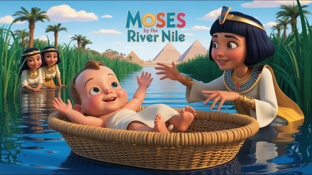 Moses by the River Nile | Bible Story for Kids | Animated Christian ...