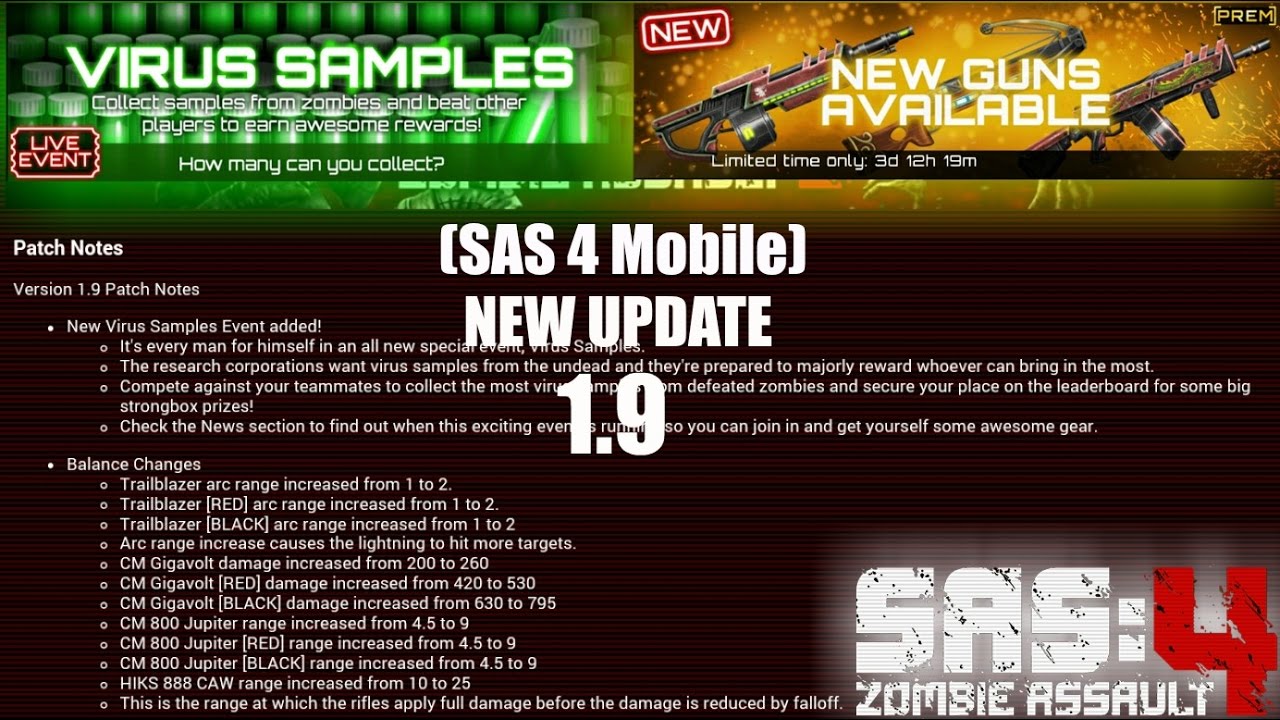SAS 4 Mobile:NEW UPDATE 1.9 - YouTube