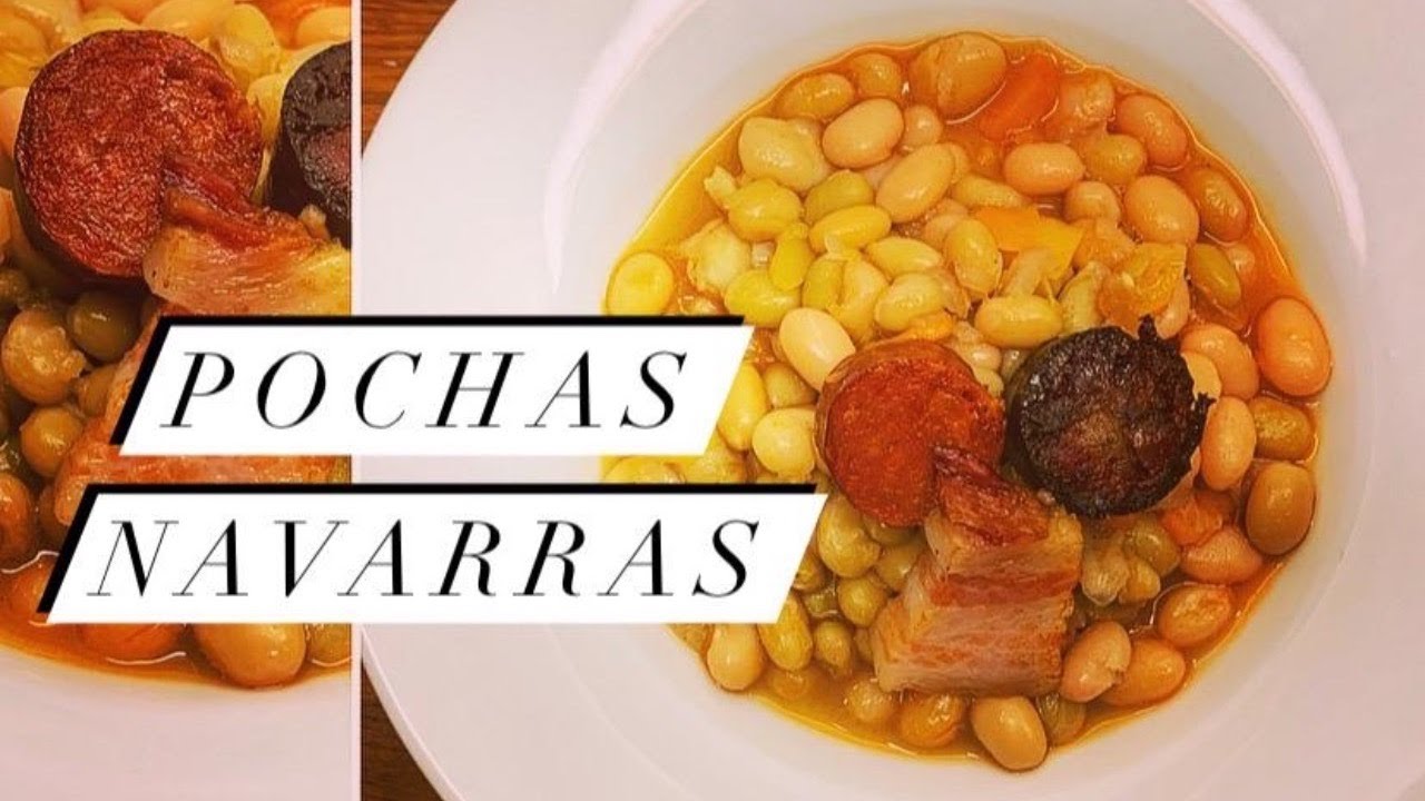 Traditional Navarra Pochas (beans) with vegetables // Pochas ...