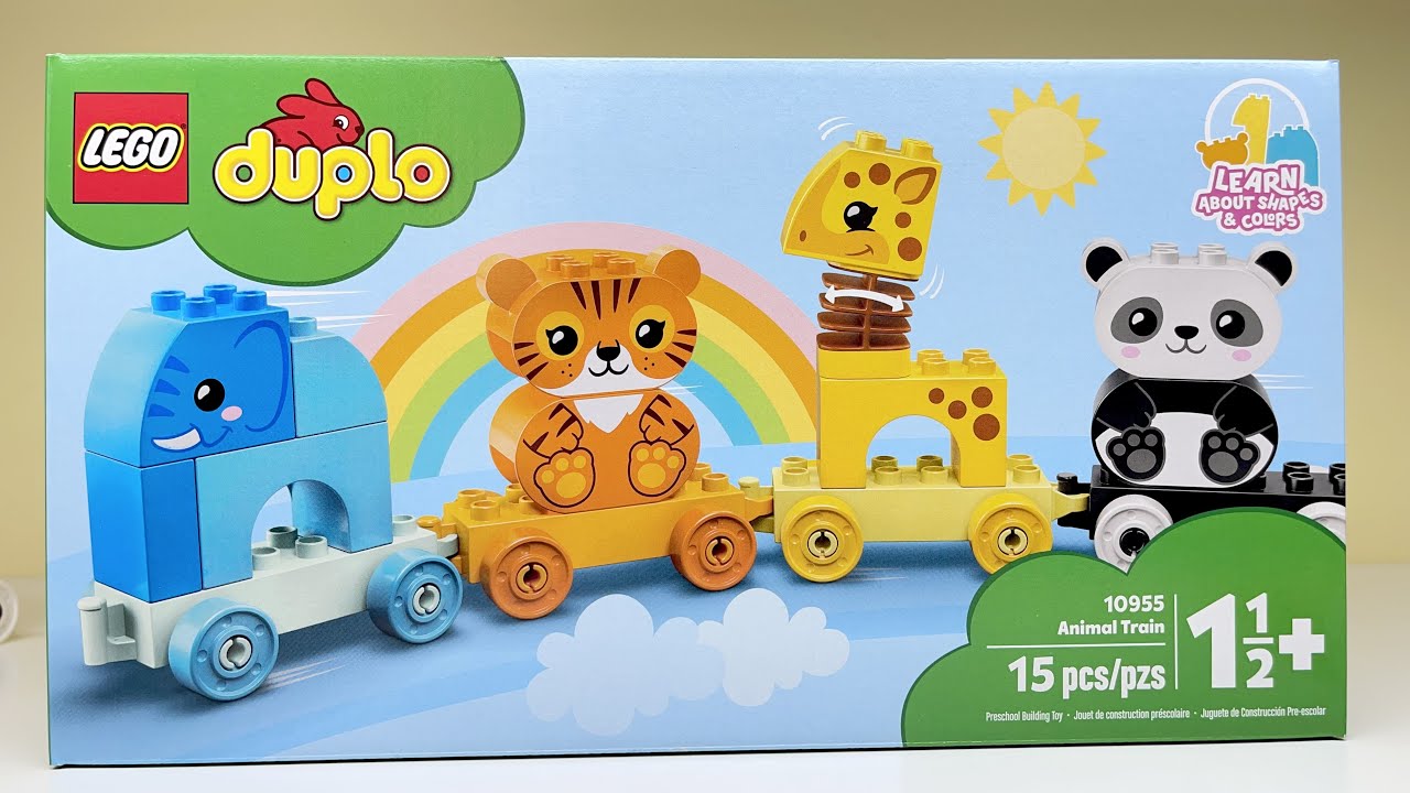 LEGO DUPLO Animal Train 10955 - YouTube