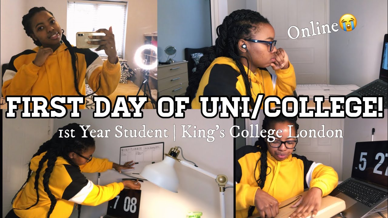 FIRST DAY OF UNI VLOG |Online School, Planning, Notion,... | FIRST YEAR ...