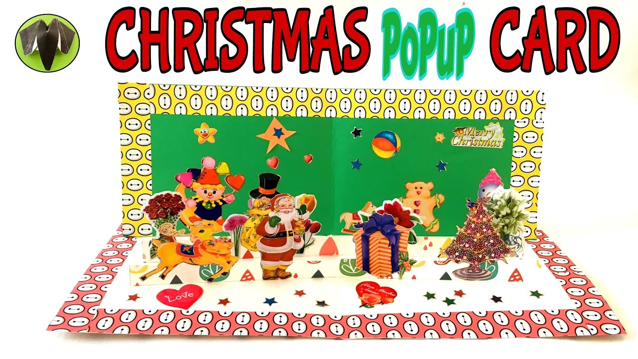 CHRISTMAS Popup Card - DIY Tutorial by Paper Folds ️ - YouTube