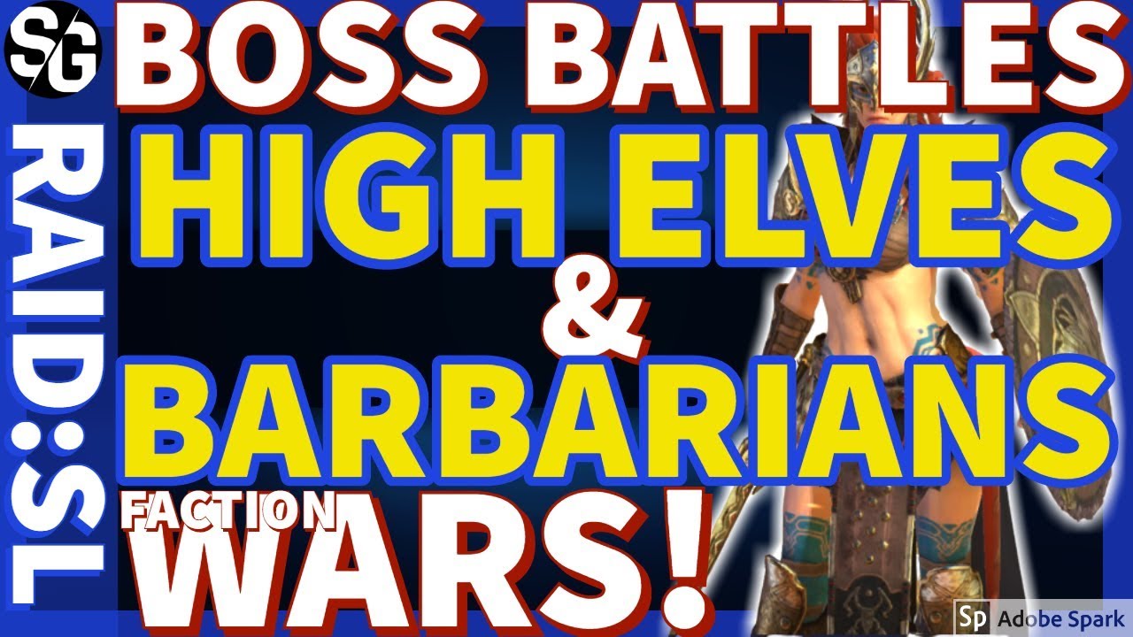 [RAID SHADOW LEGENDS] FACTION WAR BOSSES, MECHANICS AND MY HIGH ELVES ...