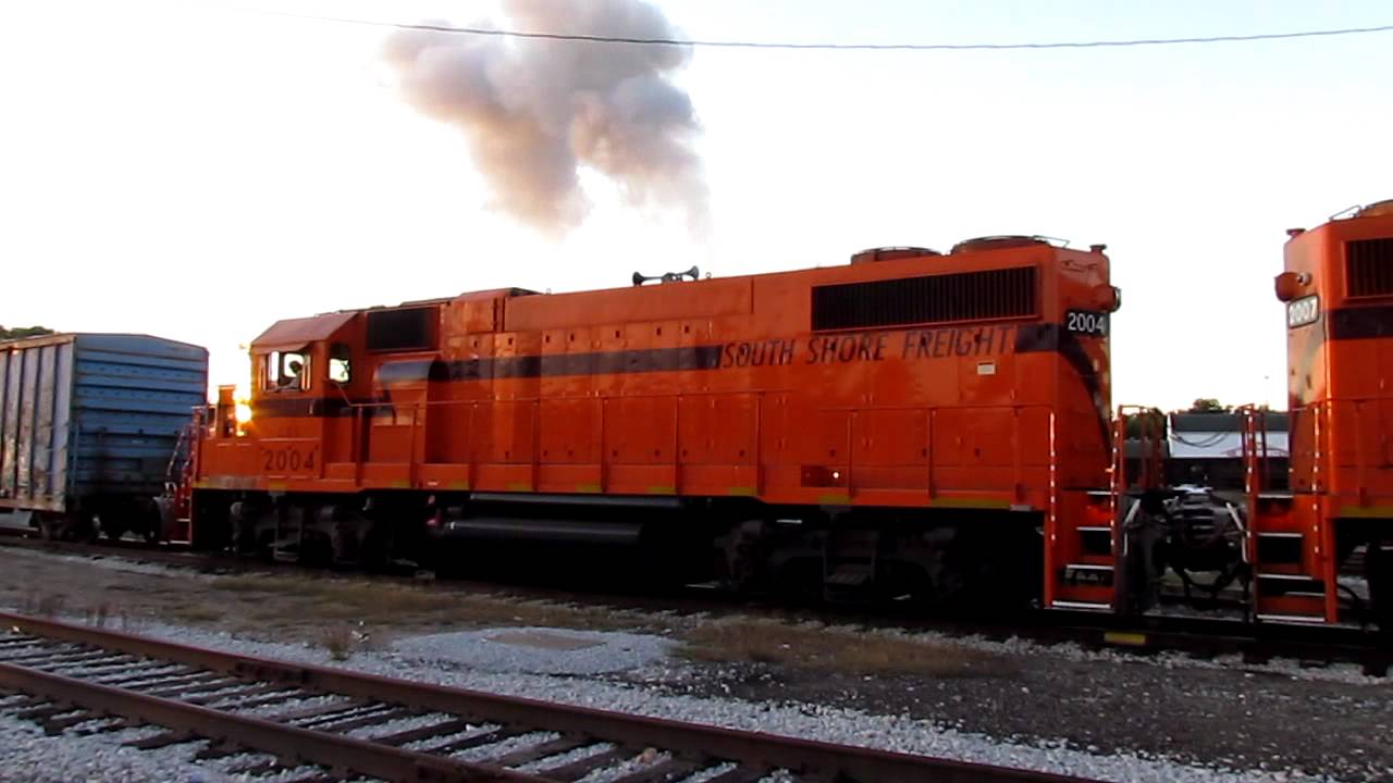 GP38-2 Start-Up - YouTube