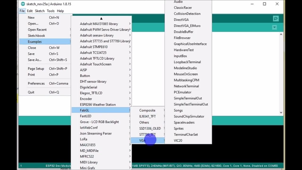FabGL ESP32 - YouTube