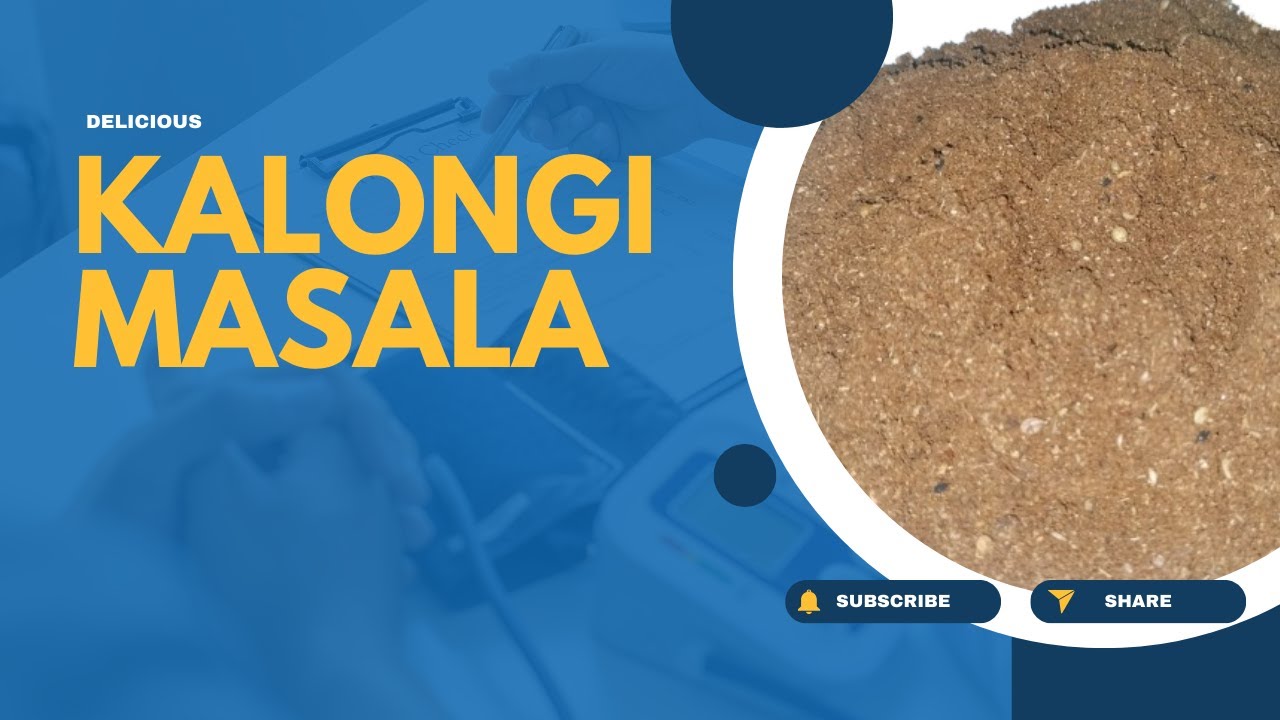 Kalongi Masala Recipe || By cookingwithdesi - YouTube