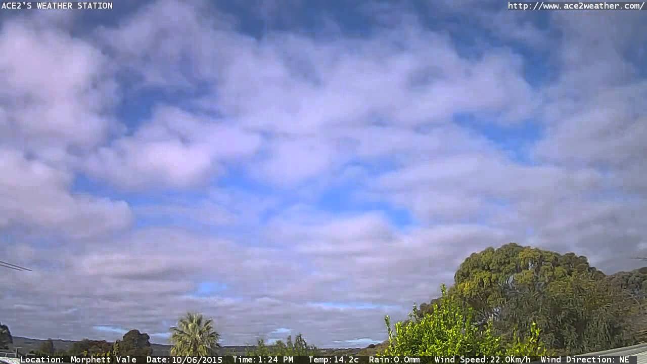 Adelaide weather time Lapse Wed 10 06 2015 - YouTube