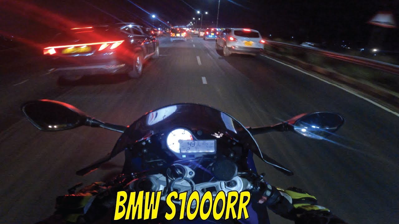 BMW S1000RR "Chill Night Ride" (PURE SOUND) - YouTube